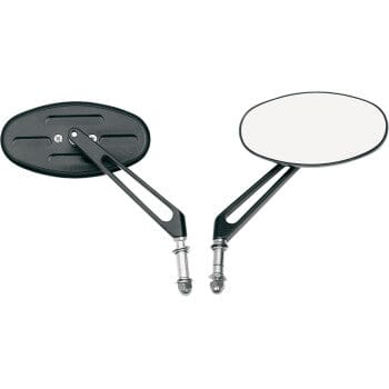 Drag Specialties Mirror - Stealth I - Side View - Oval - Black