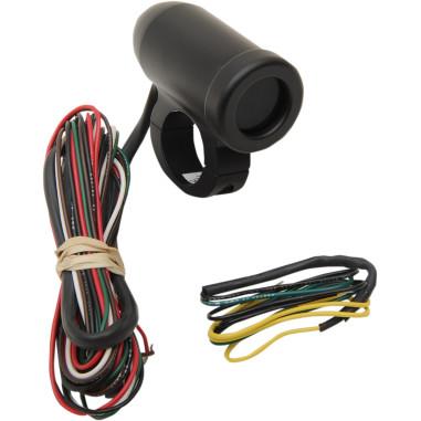 DAKOTA DIGITAL Black Auto Programming Gear Indicator For 1" Handlebars ...