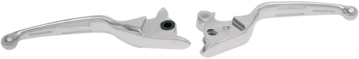 DRAG SPECIALTIES Chrome Slotted Wide Blade Lever Set, Hydraulic ...