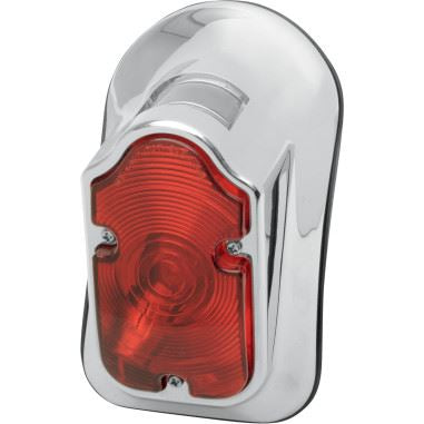 DRAG SPECIALTIES Chrome Tombstone Taillight, Universal, Incandescent ...