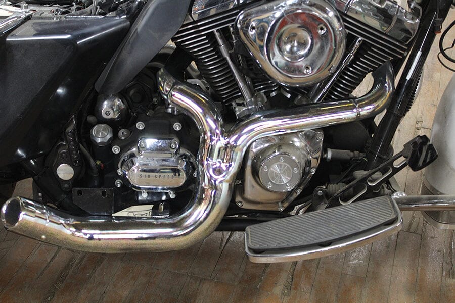 V-Twin 2 into 1 Exhaust Header Set Chrome
