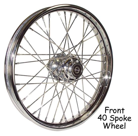 40-Spoke Motorcycle Wheels